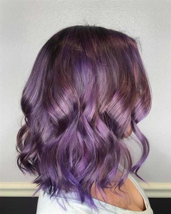 Cabelo Roxo: fotos e dicas de como cuidar - Cortes de Cabelo 2020