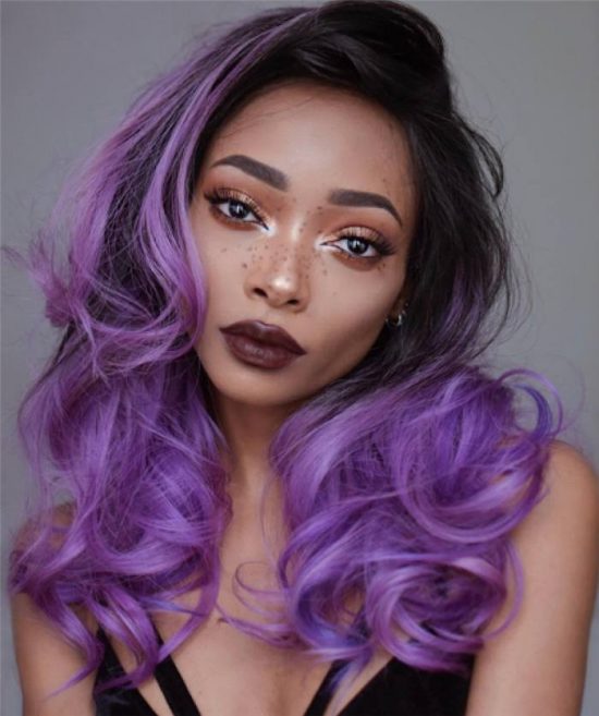 Cabelo Roxo: fotos e dicas de como cuidar - Cortes de Cabelo 2020