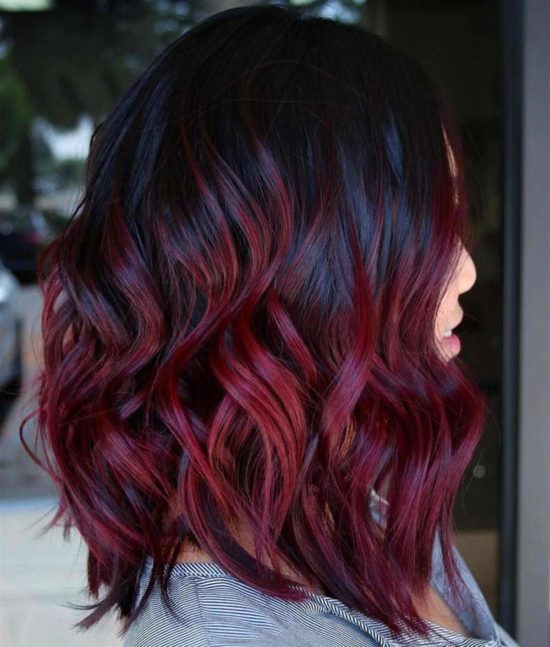 Cabelo Marsala 2020: 30 fotos para você se inspirar - Cortes de Cabelo 2020