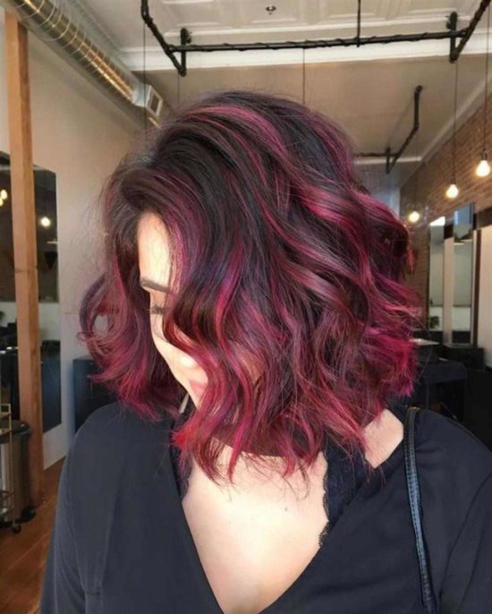 Cabelo Marsala 2020: 30 fotos para você se inspirar - Cortes de Cabelo 2020