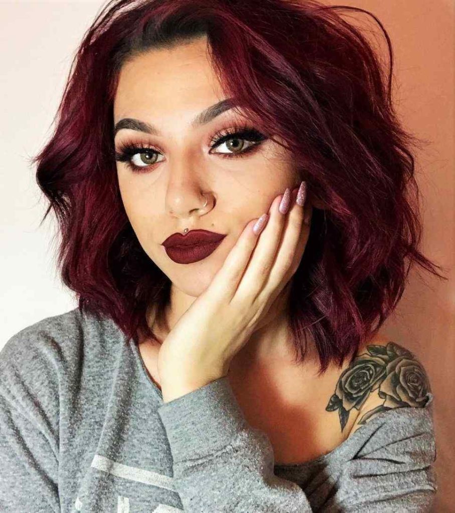 Cabelo Marsala 2020: 30 fotos para você se inspirar - Cortes de Cabelo 2020